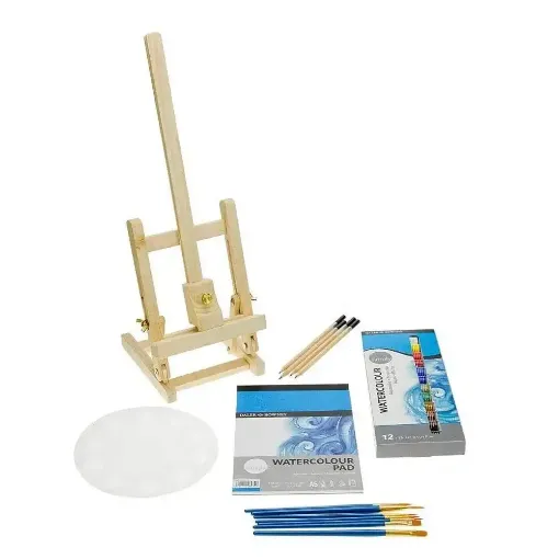 Simply Watercolour Creative Easel Set 38 pcs -SG Education