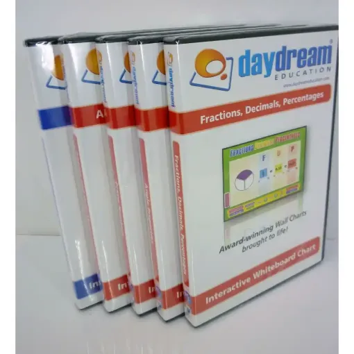 Software Fractions, Decimals & Percentages Wallchart-SG Education