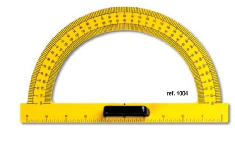Magnetic Yellow Board Protractor – Large & Easy to Handle-SG Education