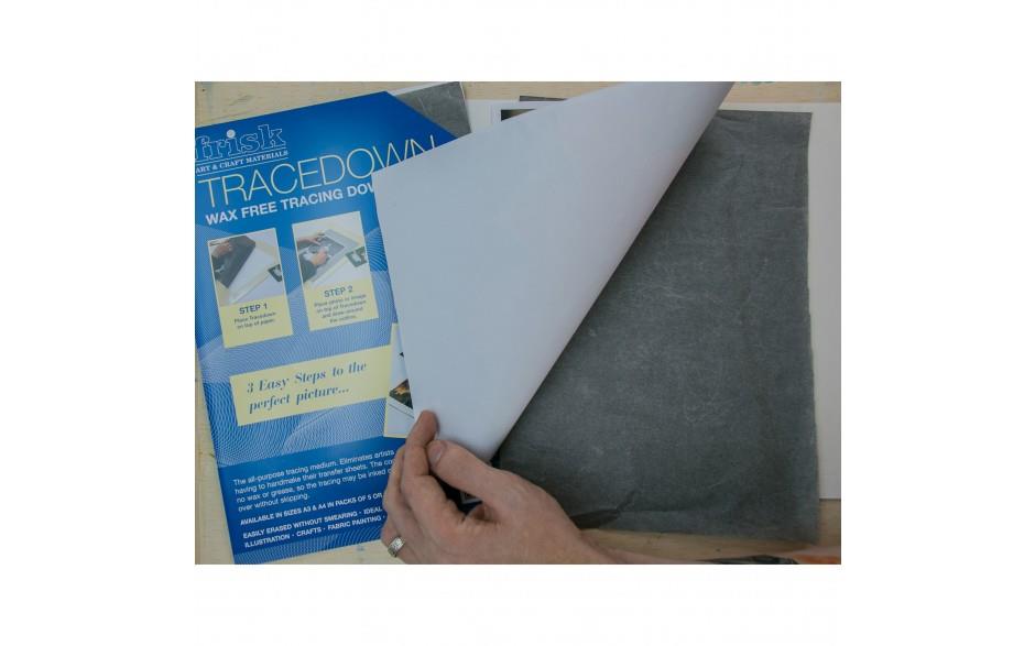Frisk Tracedown A3 Graphite Pack of 5 Sheets-SG Education