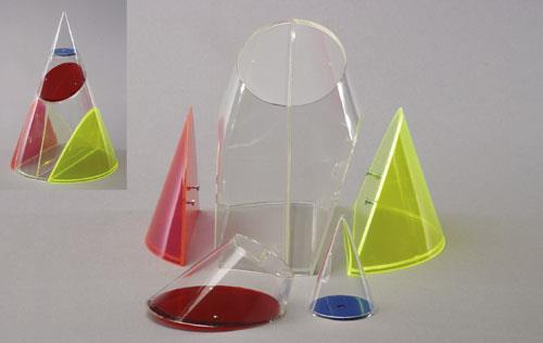 Cone with 4 Detachable Parts – Interactive Geometry Model-SG Education