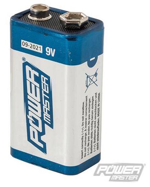 Powermaster 9Volt Super Alkaline Battery-SG Education